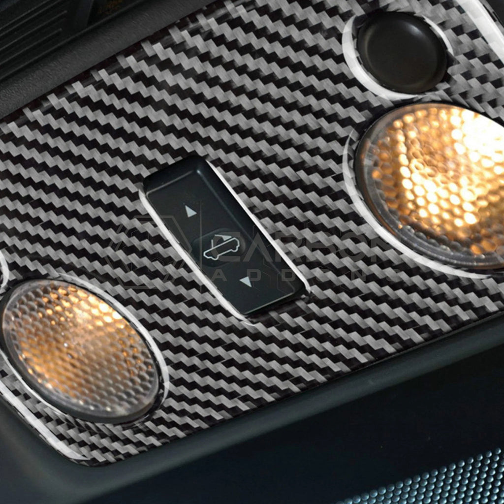 Mustang 2005-2009 Real Carbon Fiber Overhead Dome Reading Light Trim O ...