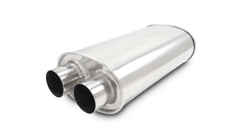 Vibrant Universal Streetpower 3in Stainless Steel Dual In-Out Oval Muf ...