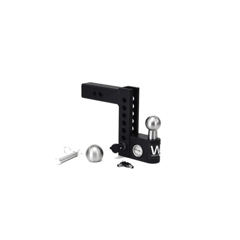 Weigh Safe Aero Hitch 6-Inch Drop Hitch with 2-Inch Shank for 10K/12.5 ...