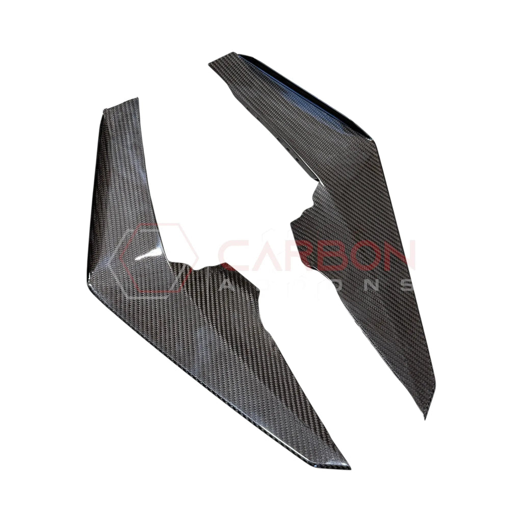2016-2018 Camaro SS Carbon Fiber Front Bumper Canards | ZL1 1LE Style ...
